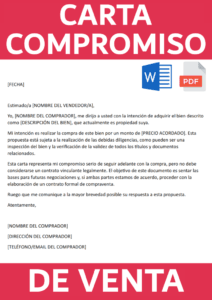 Carta Compromiso | Ejemplos - Tipos - Modelos en Word y PDF