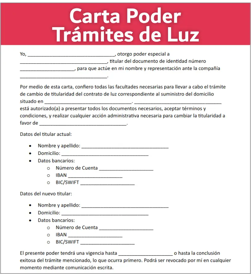 Carta Poder para Trámites | Tipos y Ejemplos para Descargar